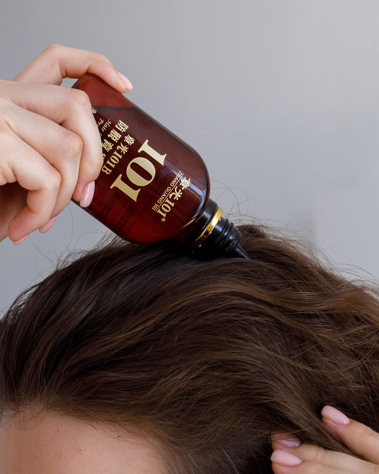 Hair Loss & Scalp Care Set: Fabao 101B Hair Tonic + Mini Applicator Br